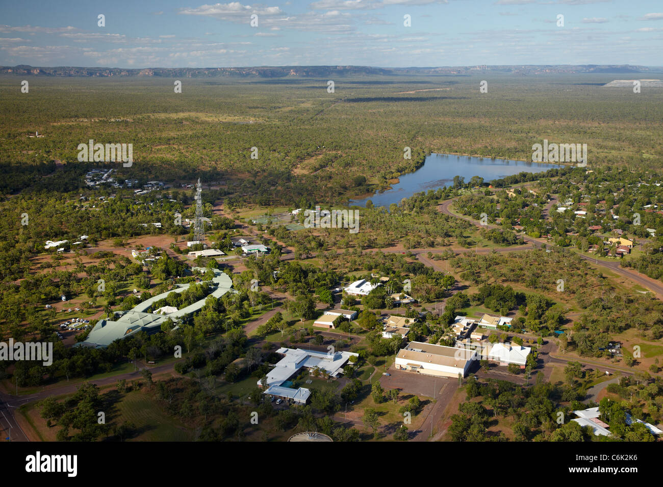 Gagudju Crocodile Holiday Inn, and Jabiru Town Lake, Jabiru, Kakadu National Park, Northern ...