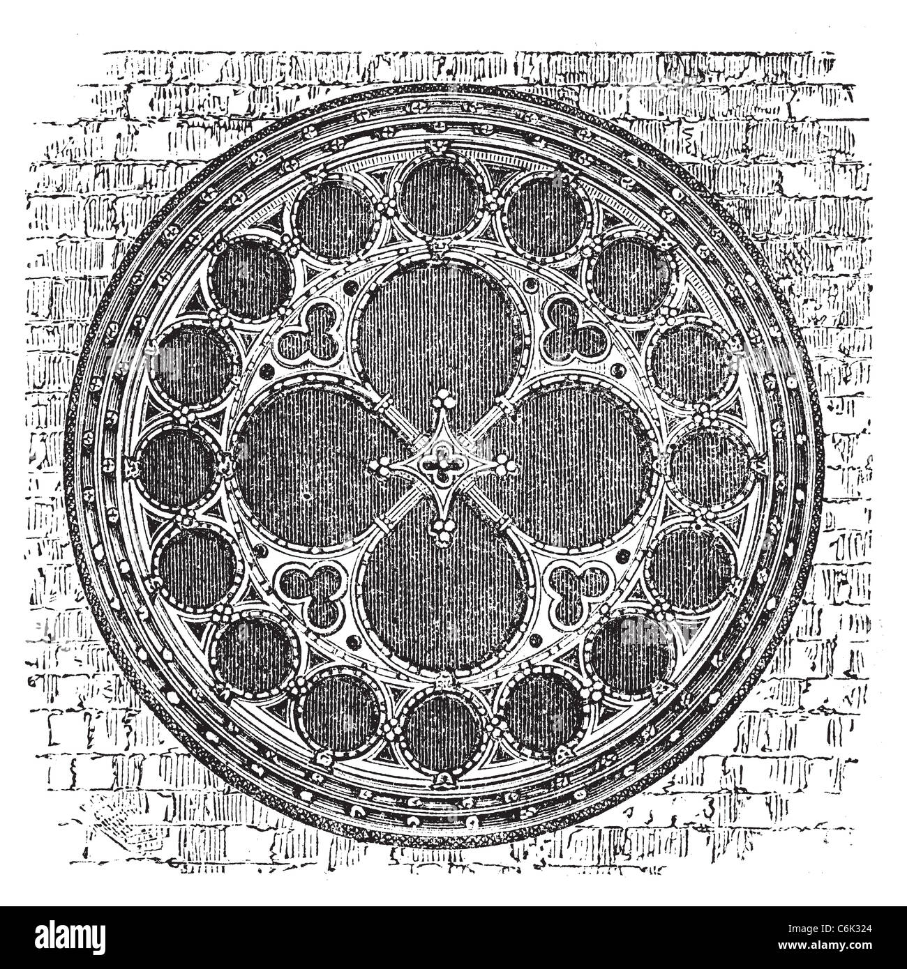 Lincoln cathedral rose window Cut Out Stock Images & Pictures - Alamy
