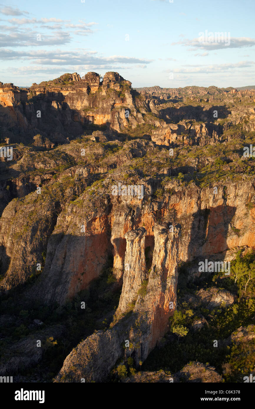Rock stacks, Dinosaur Valley, Arnhem Land escarpment, edge of Kakadu ...