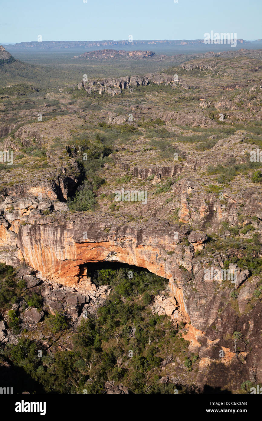 The Archway, Arnhem Land escarpment, at the edge of Kakadu National Park, Arnhem Land, Northern ...
