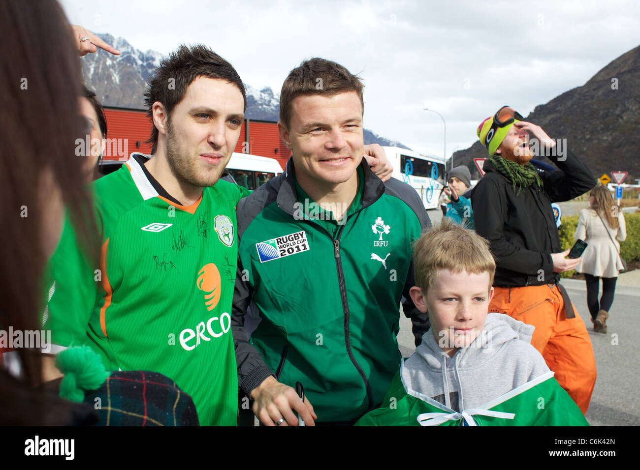 Brian o'driscoll world cup 2011 hi-res stock photography and images - Alamy