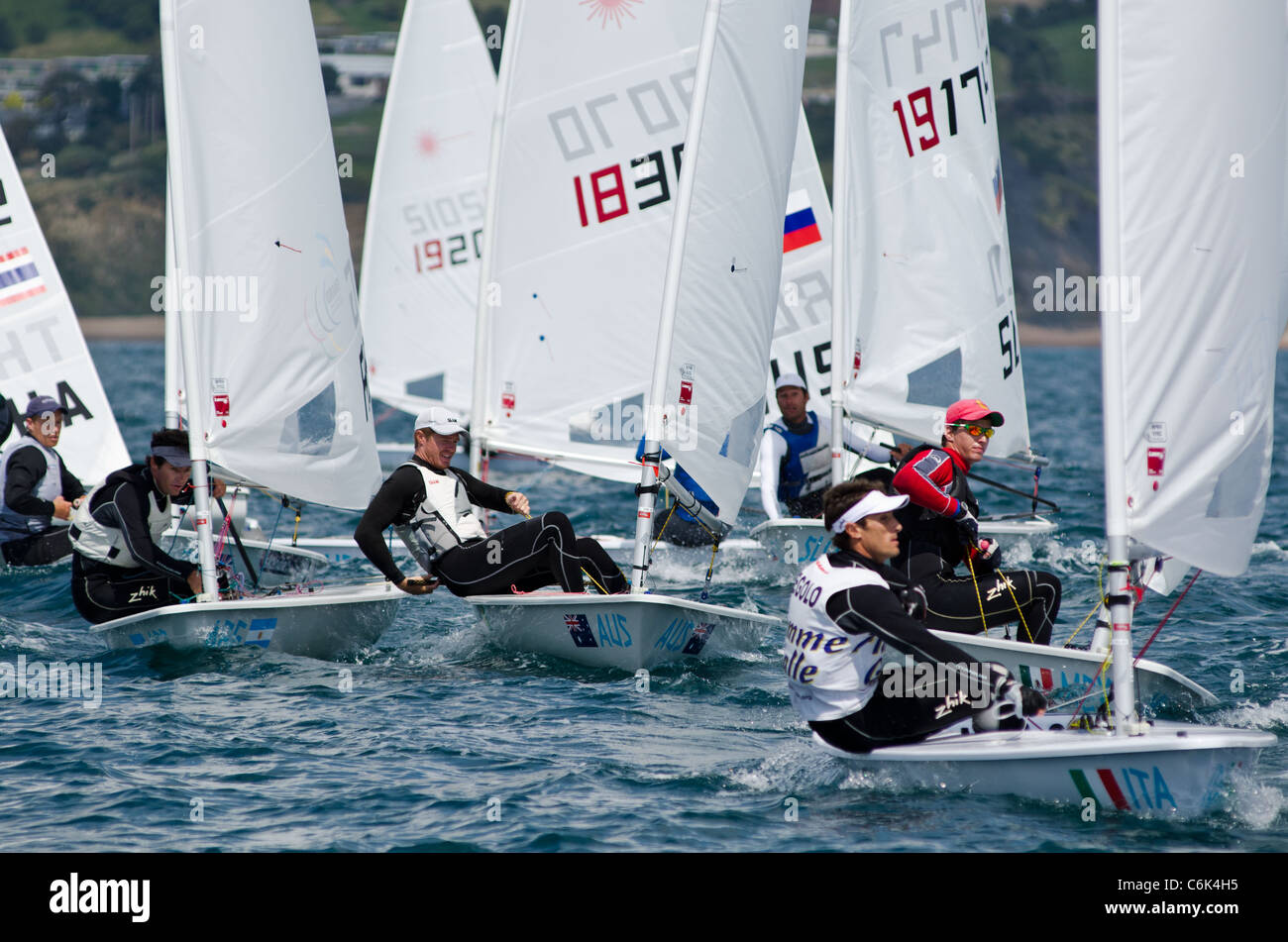 Olympics laser sailing hi-res stock photography and images - Alamy