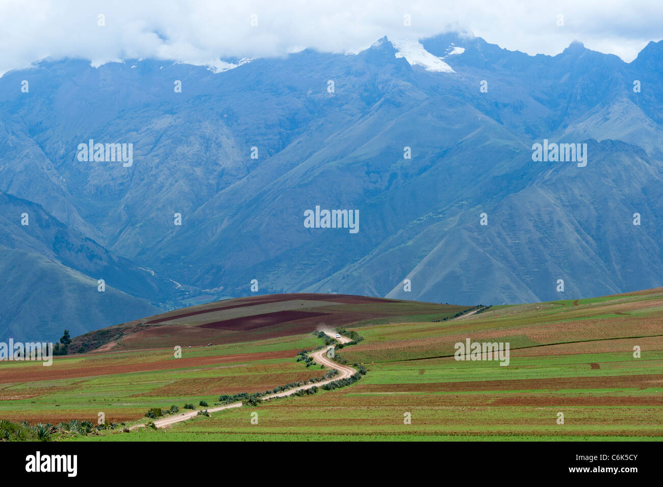Agricultural field in Sacred Valley, Cusco Region, Peru Stock Photo - Alamy