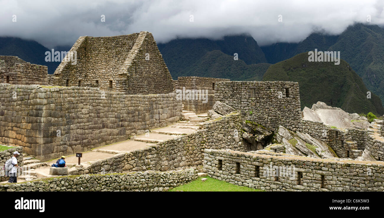 The Lost City of The Incas, Machu Picchu, Cusco Region, Peru Stock ...
