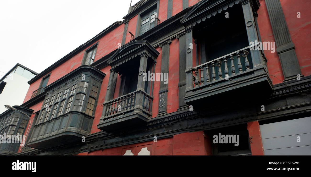 Building in the Historic Centre of Lima, Lima, Peru Stock Photo - Alamy