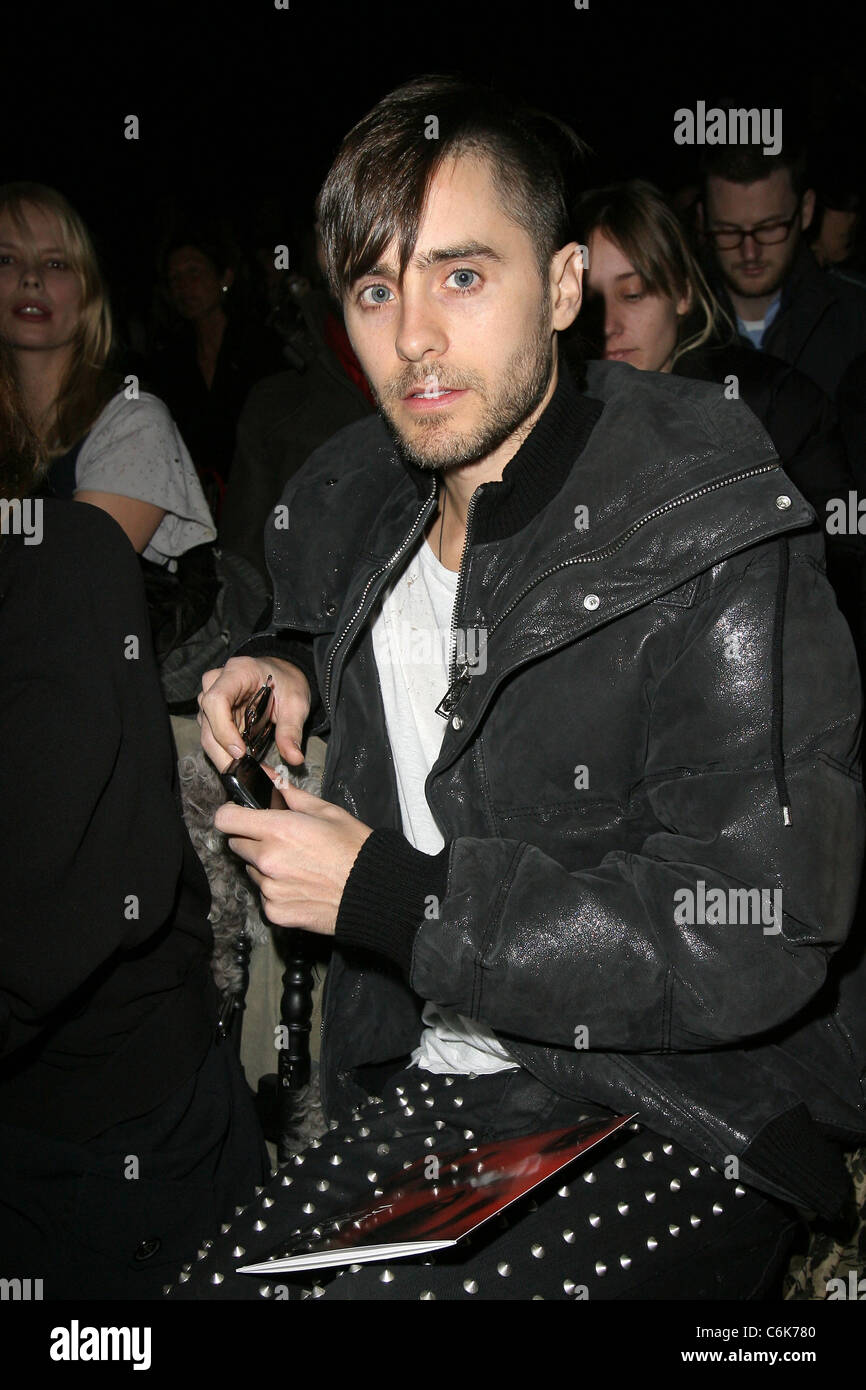 Jared Leto Paris Fashion Week Ready to Wear Fall Winter 2010 ...