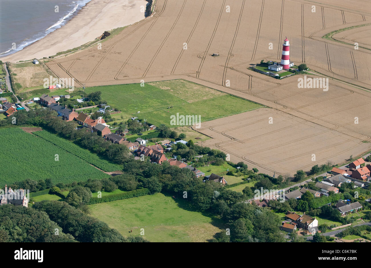 Happisburgh aerial hi-res stock photography and images - Alamy