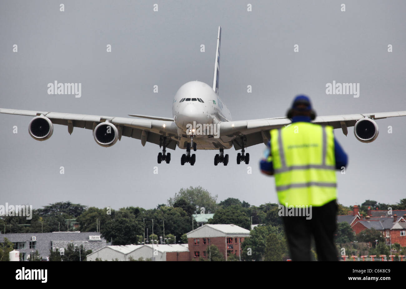 Airbus A380 Super Jumbo Stock Photo - Alamy