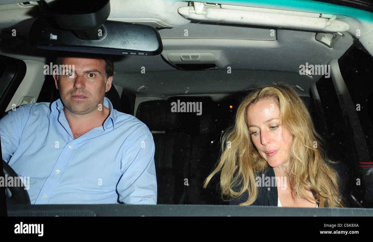 Gillian anderson husband mark griffiths High Resolution Stock ...