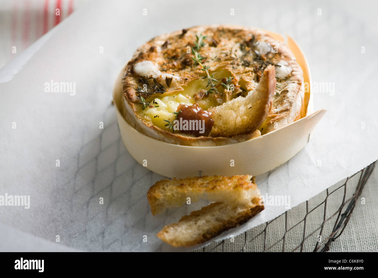 Camembert baked hi-res stock photography and images - Alamy