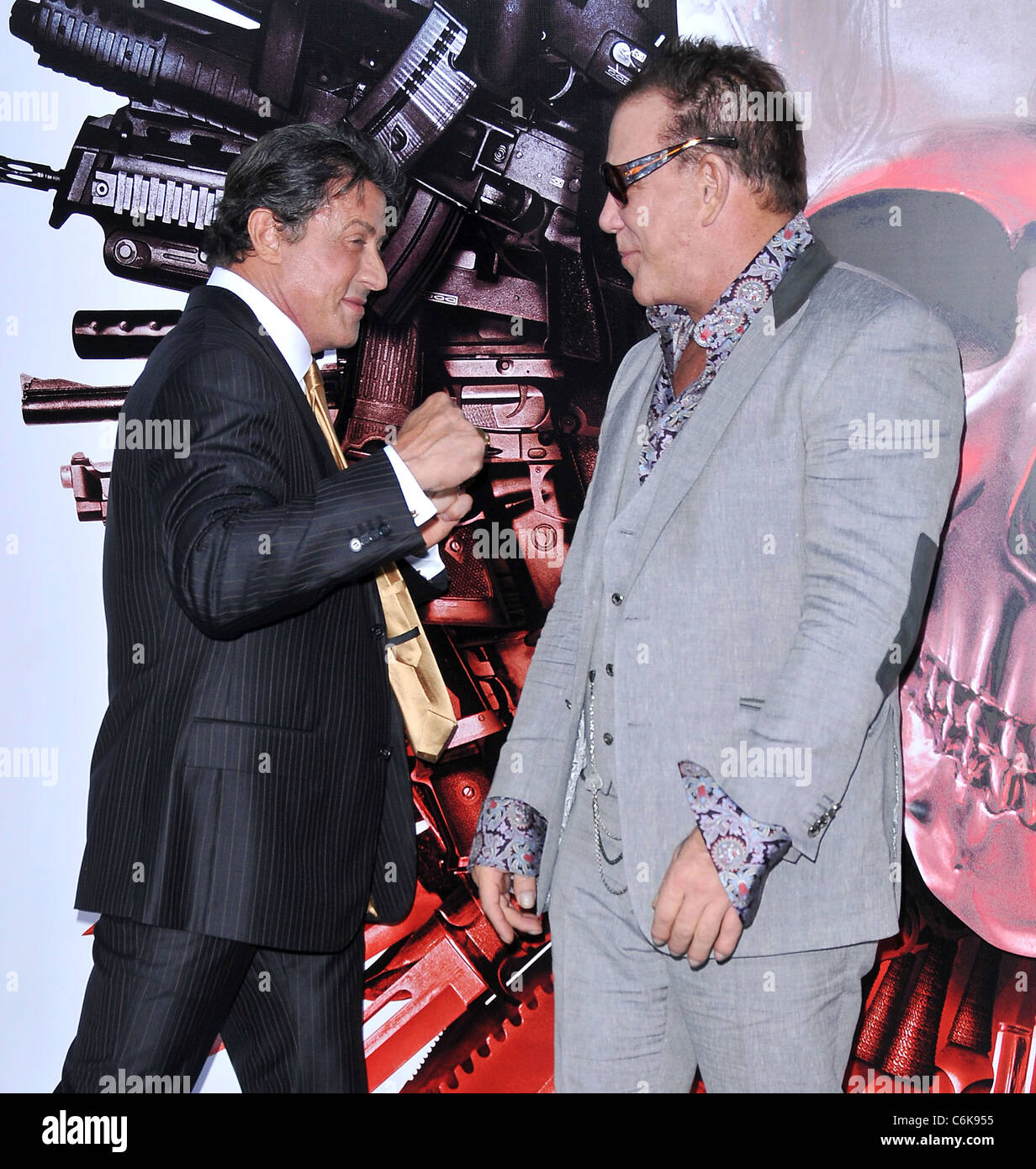 Sylvester Stallone and Mickey Rourke Los Angeles Premiere of 'The ...
