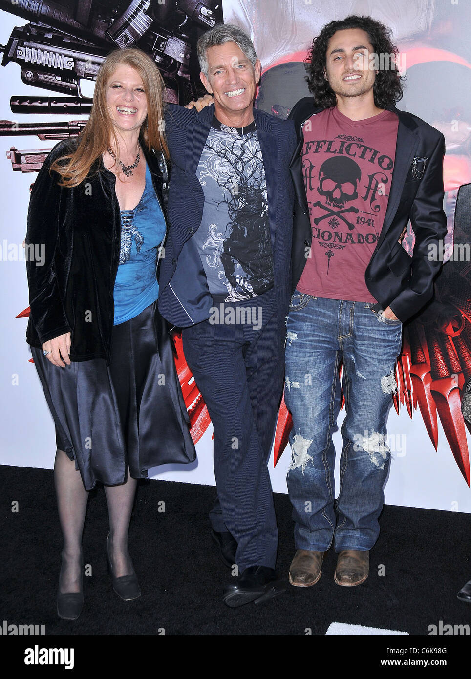 Eric Roberts and family Los Angeles Premiere of 'The Expendables' held ...