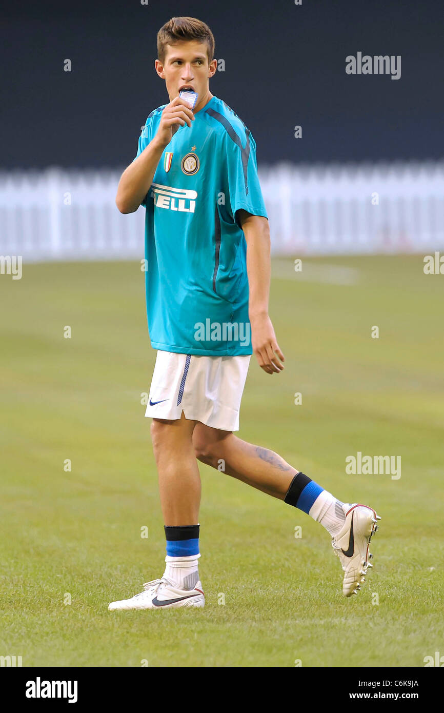 Cristiano Biraghi of Inter Milan, 'Clash of the Champions', Inter Milan ...