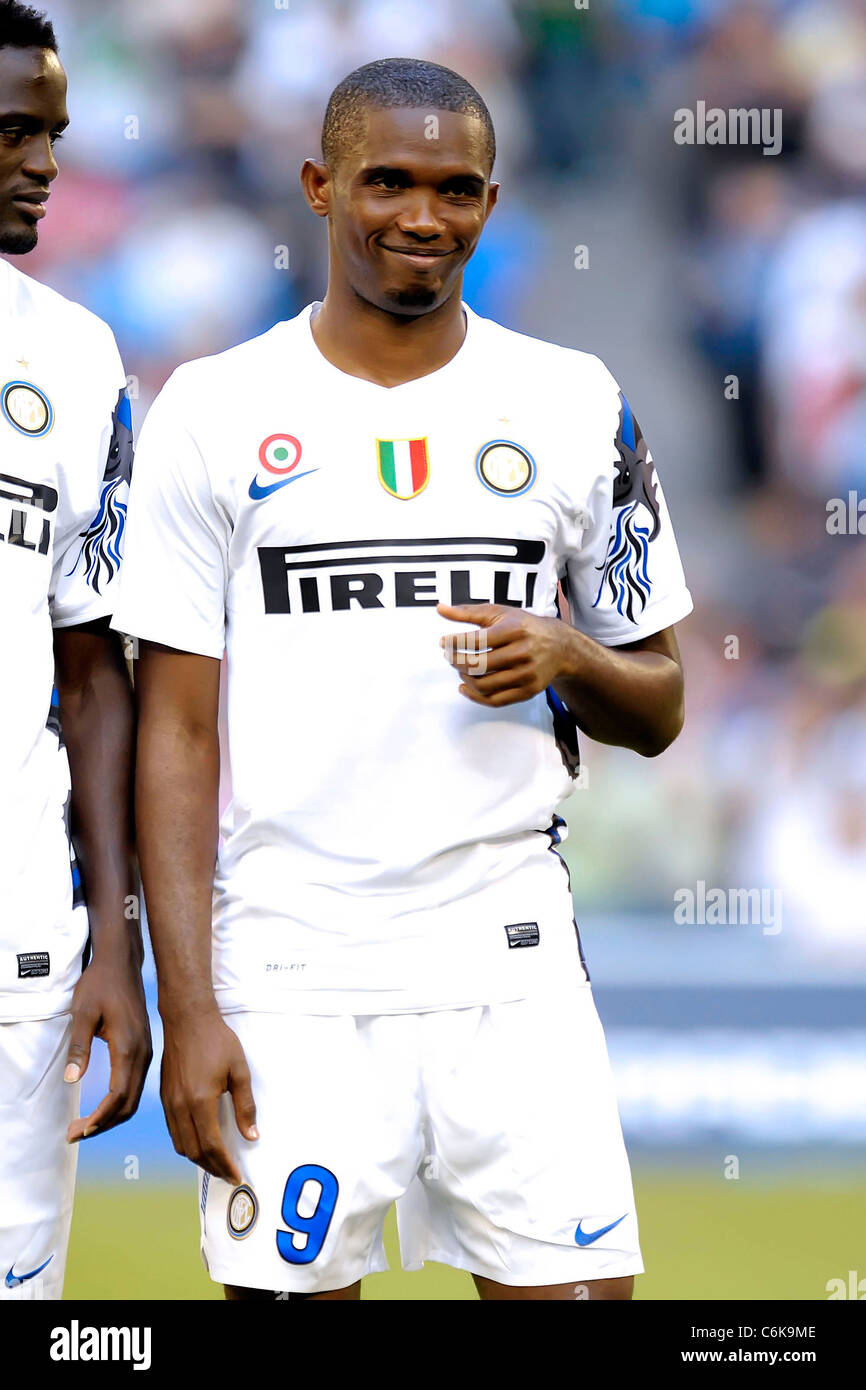 Samuel Eto'O of Inter Milan, 'Clash of the Champions', Inter Milan vs ...