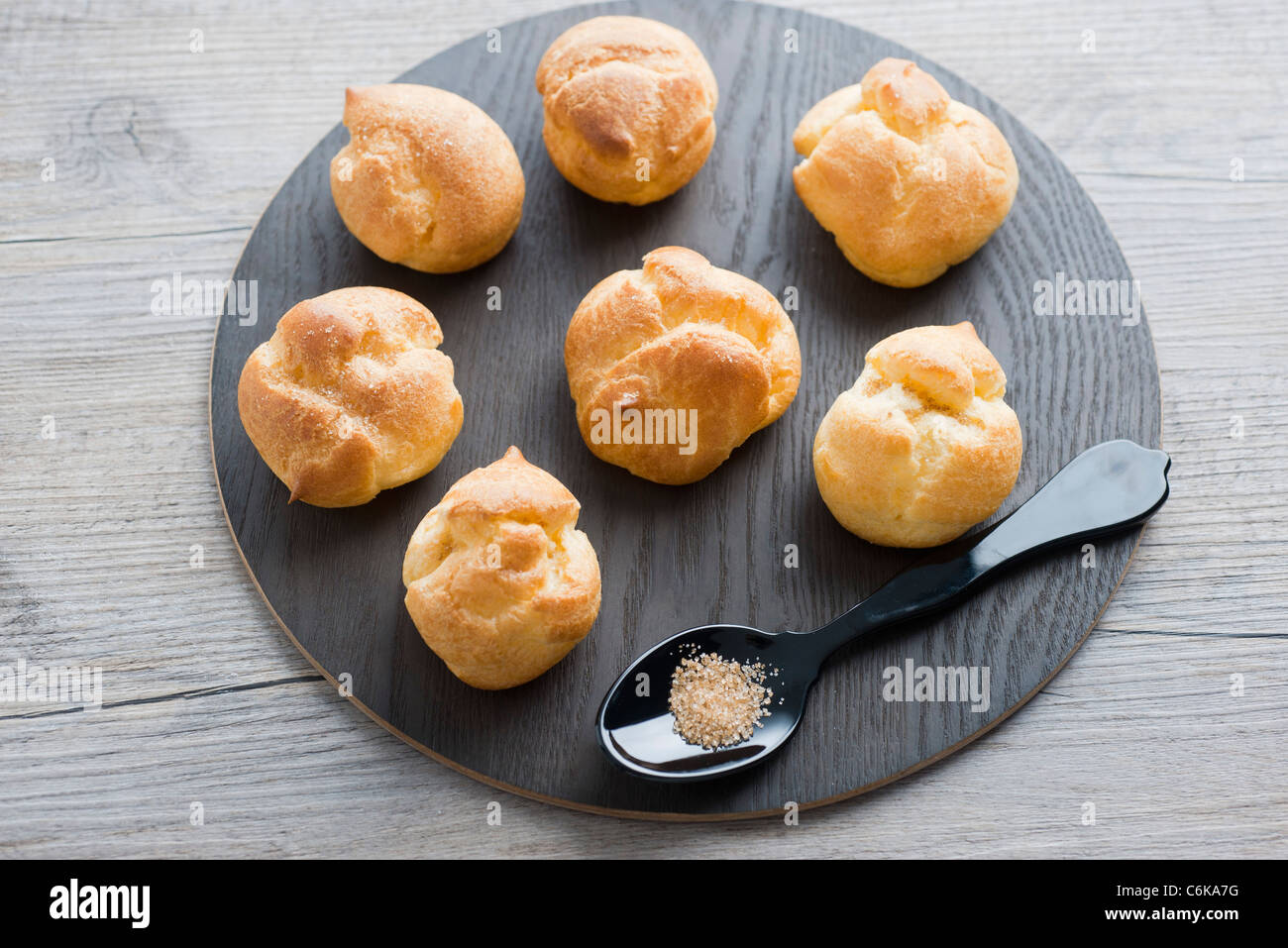 Cream puffs from above hi-res stock photography and images - Alamy
