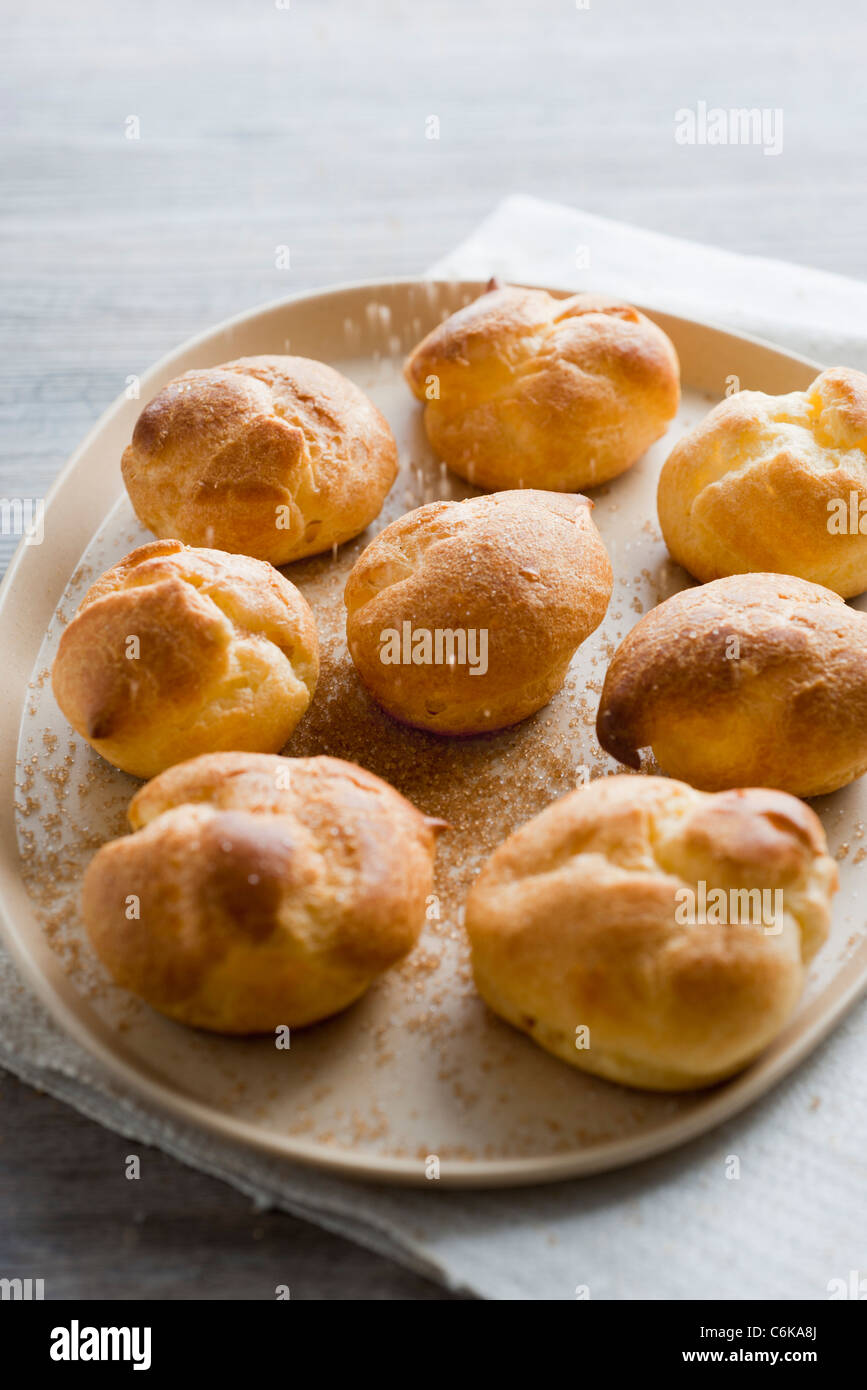 Cream puffs from above hi-res stock photography and images - Alamy