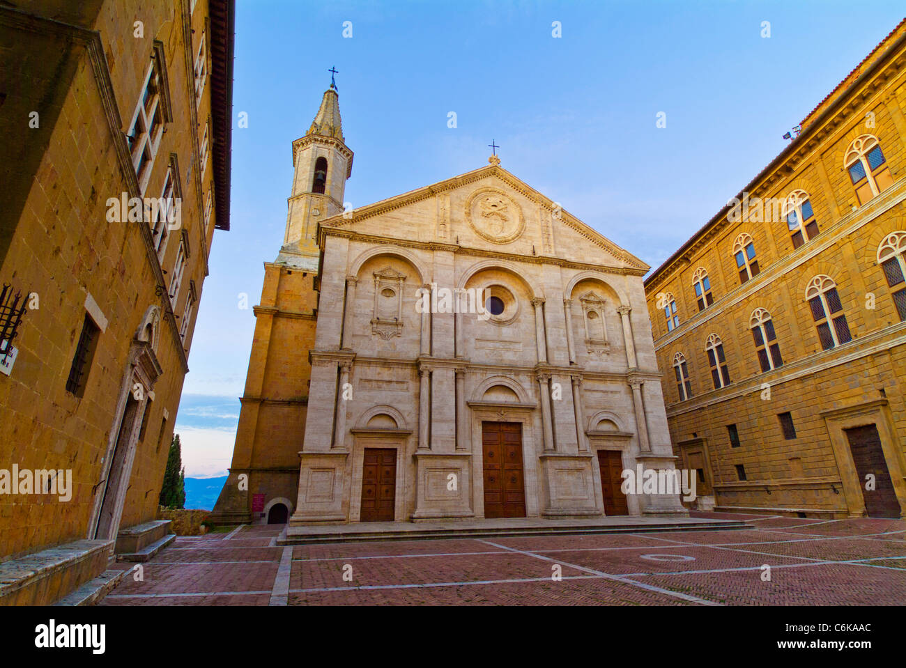 Pienza Cathedral Pienza Tuscany Italy Stock Photo - Alamy
