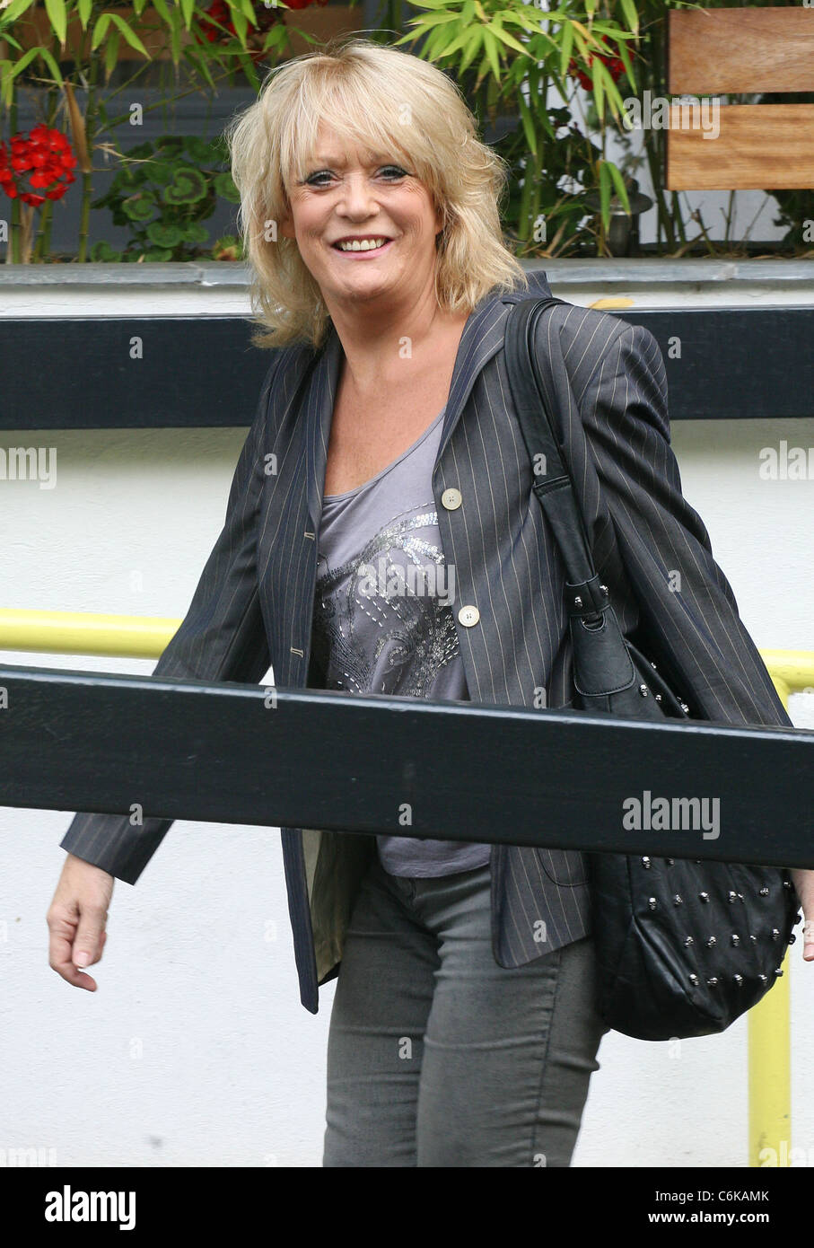 Sherrie hewson outside the itv studios london hi-res stock photography ...