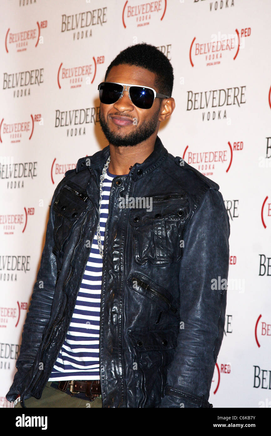 Usher Raymond Belvedere Vodka Launch Party For (RED) Special Edition ...