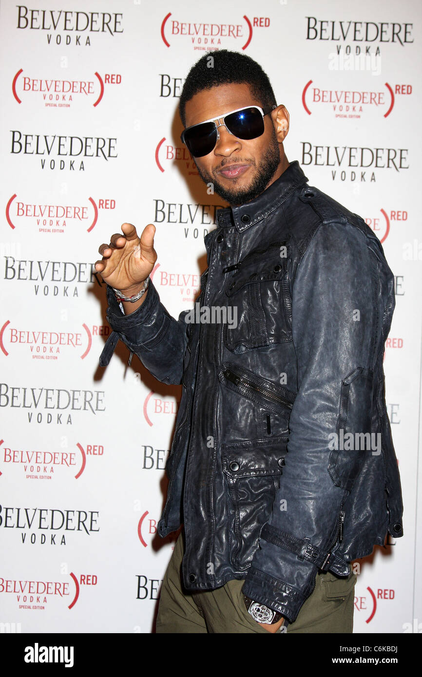 Usher Raymond Belvedere Vodka Launch Party For (RED) Special Edition ...