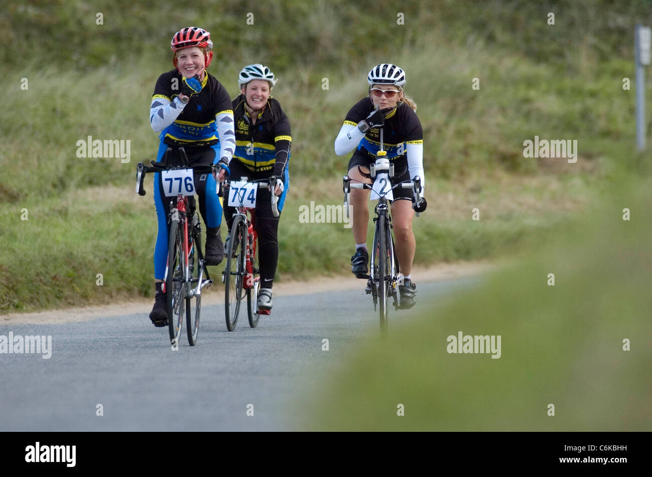 The Long Course Weekend Triathlon which starts at Tenby and heads off ...