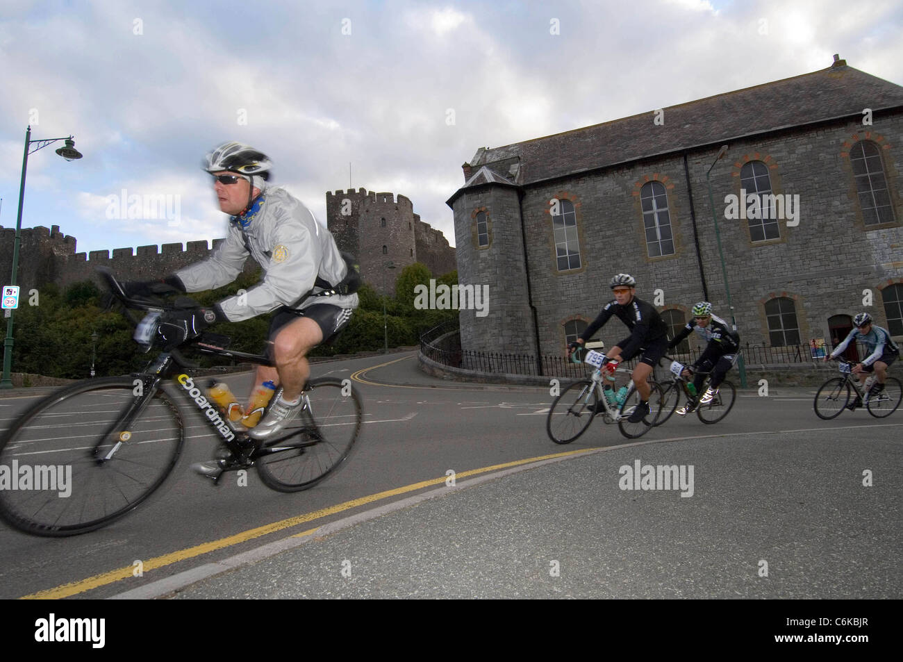 The Long Course Weekend Triathlon which starts at Tenby and heads off ...