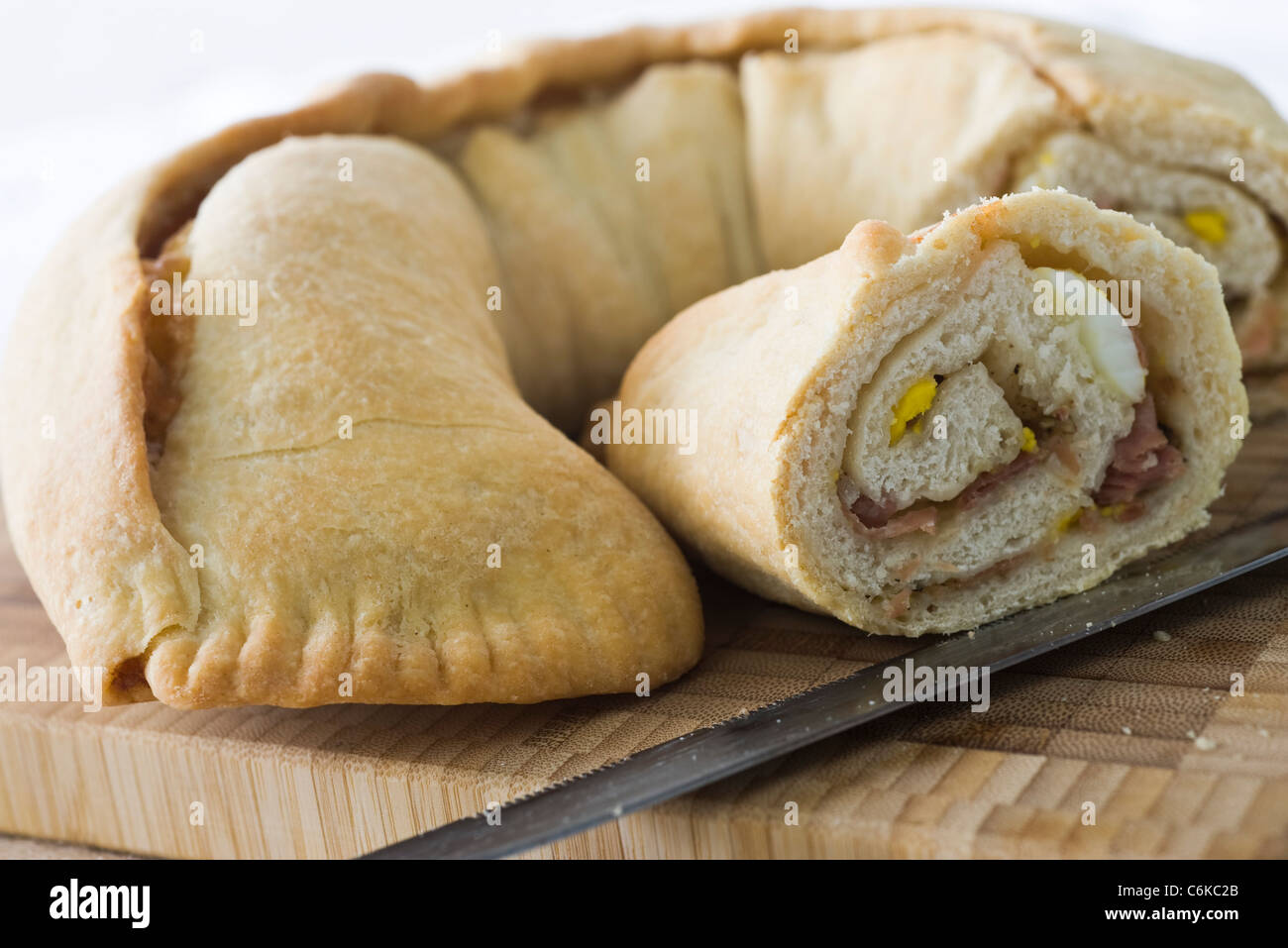 Neapolitan stuffed bread Stock Photo - Alamy