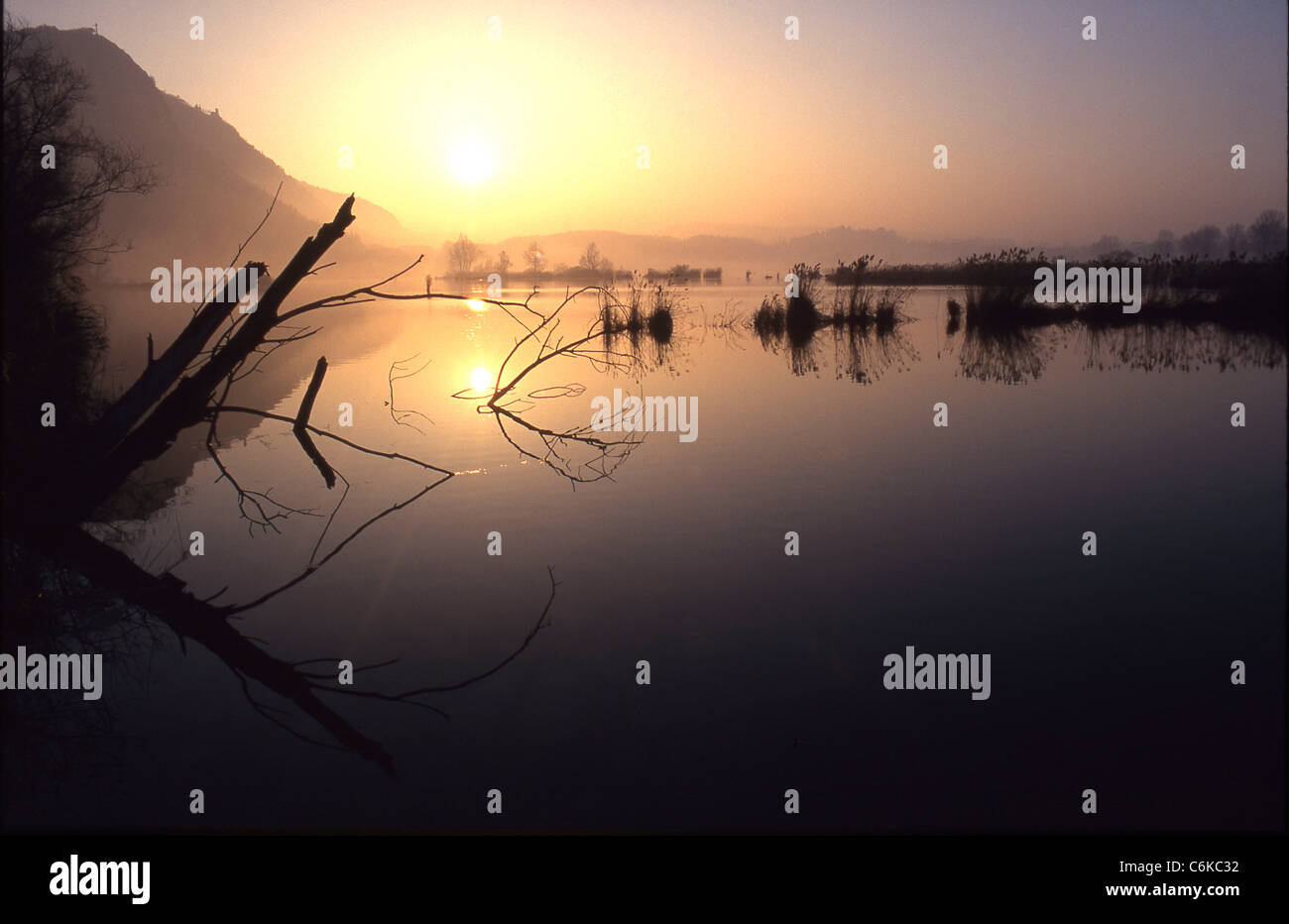torbiere del Sebino Stock Photo - Alamy