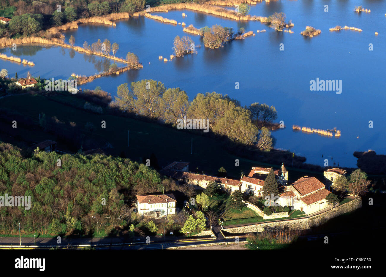 torbiere del Sebino Stock Photo - Alamy