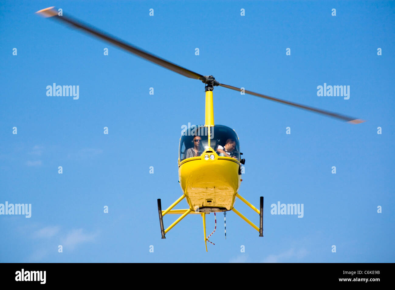 Helicopter in flight Stock Photo - Alamy