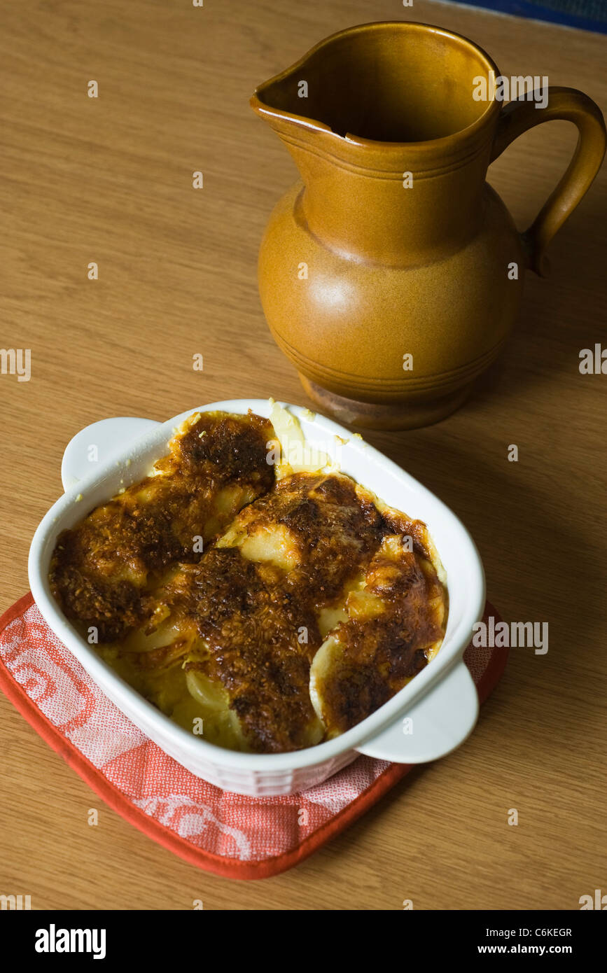 Eva's potatoes au gratin Stock Photo - Alamy