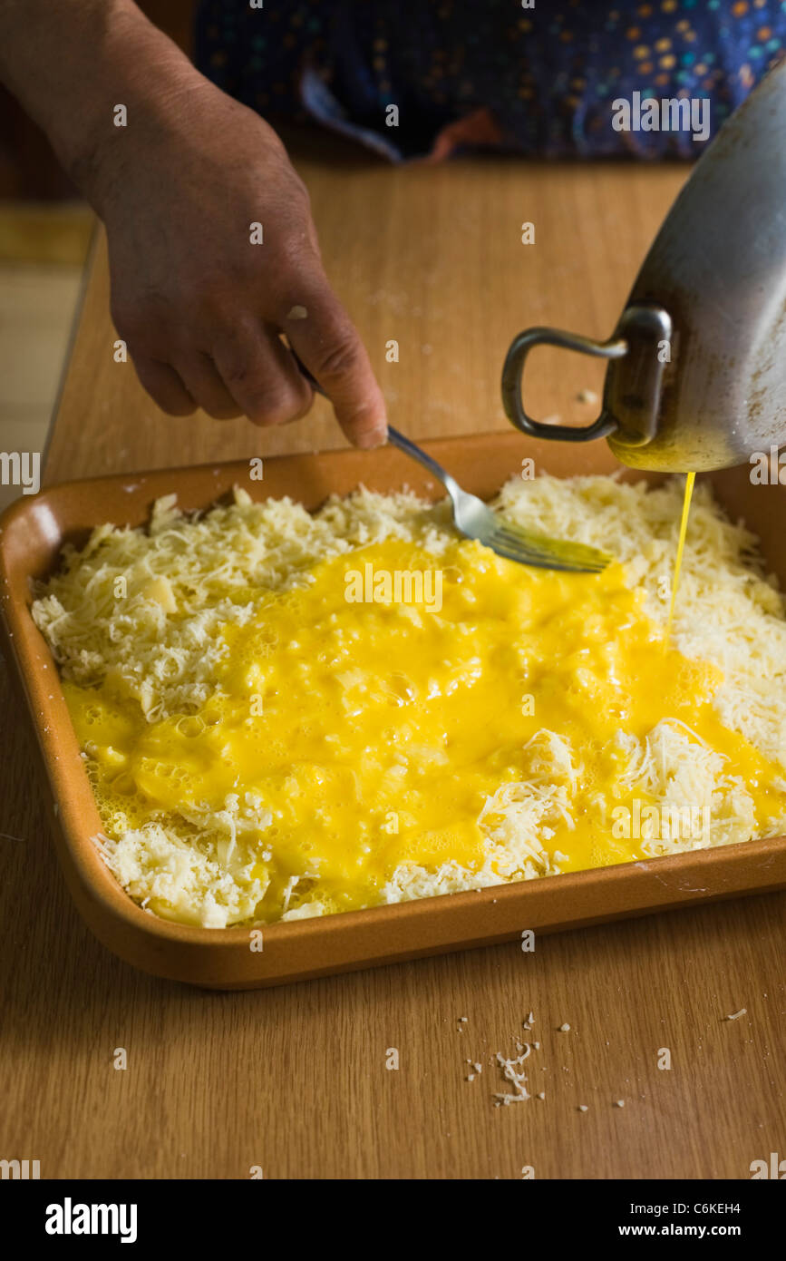 Eva's potatoes au gratin Stock Photo - Alamy