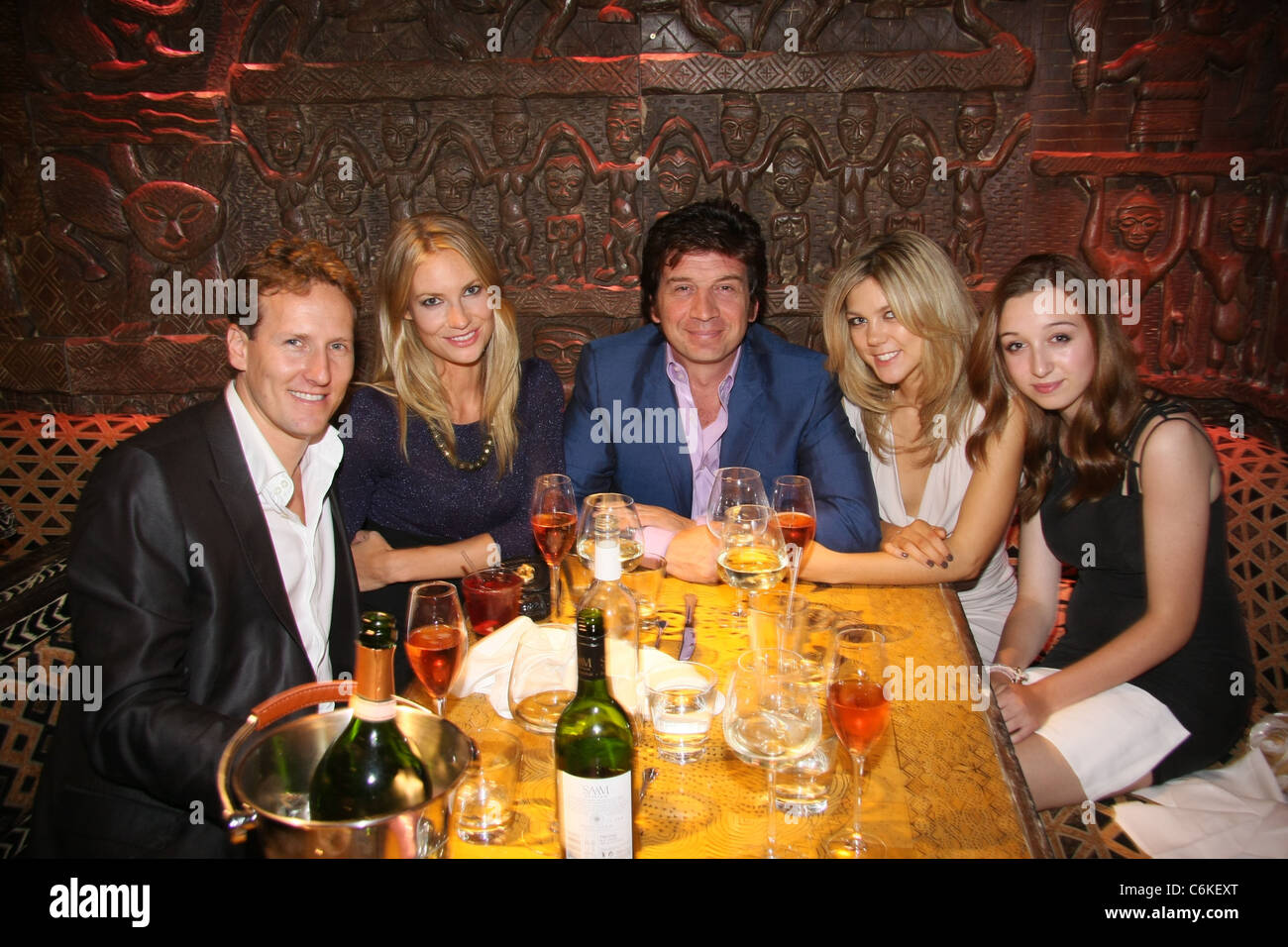 Brendan Cole, Zoe Hobbs, Nick Knowles Shaka Zulu - launch party at the ...