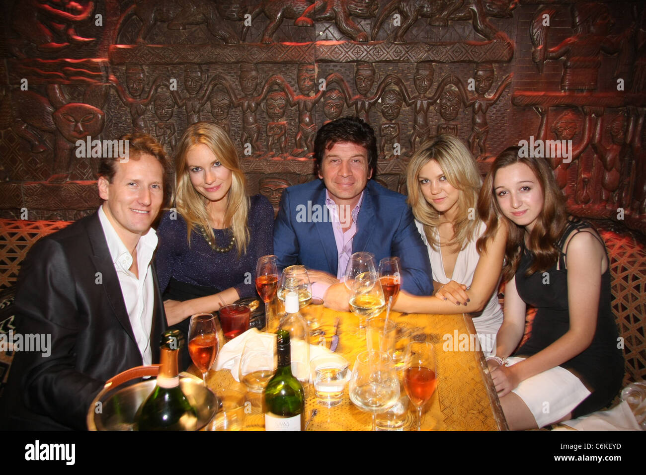 Brendan Cole, Zoe Hobbs, Nick Knowles Shaka Zulu - launch party at the ...