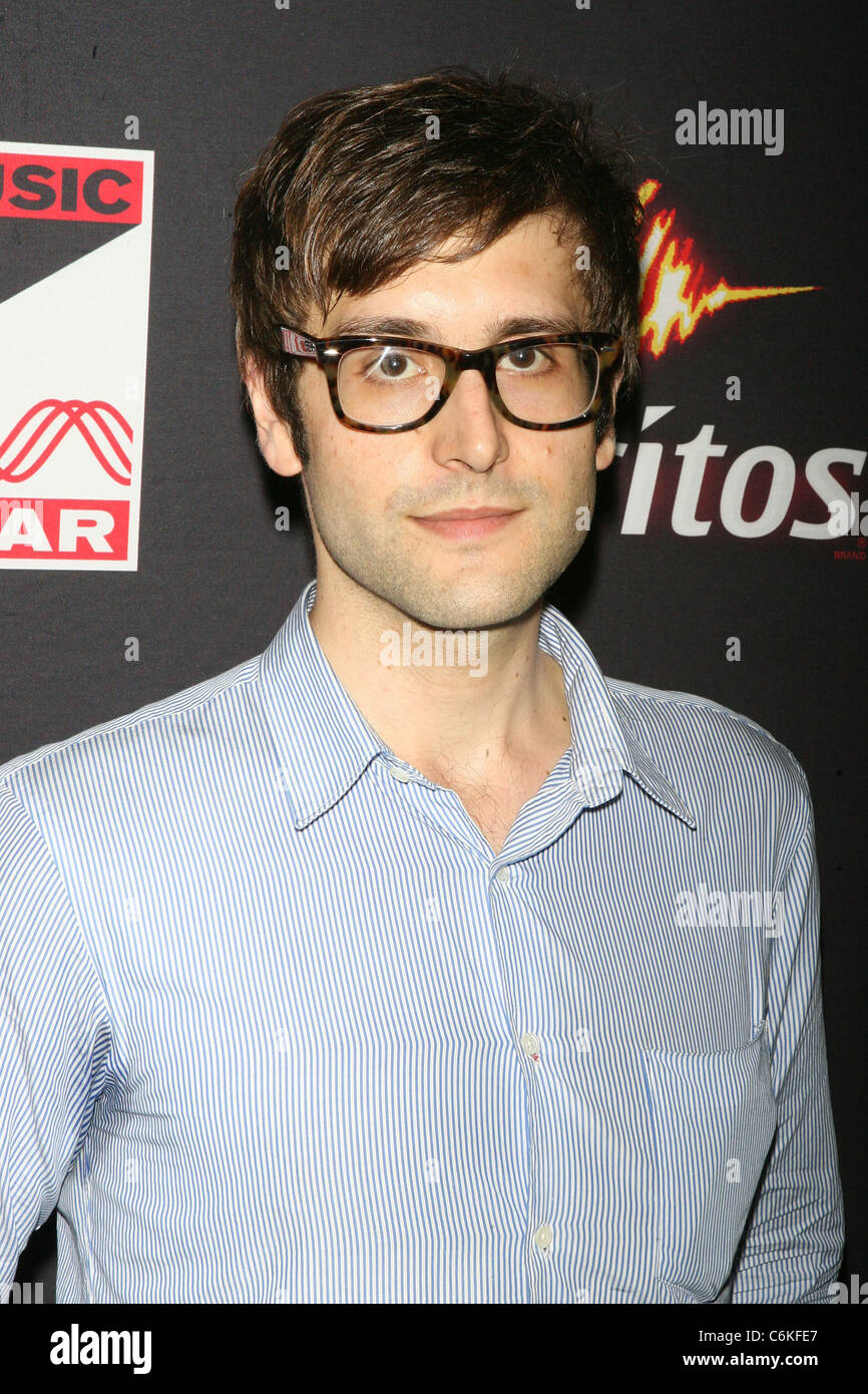 Alex Suarez, Bassist for cobra starship at the opening night party for ...