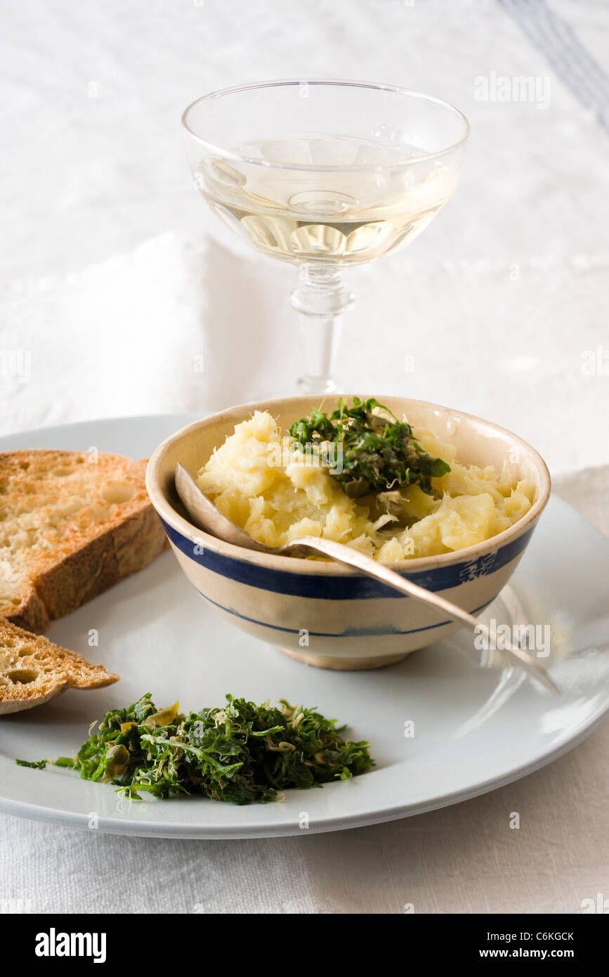 Brandade with milk Stock Photo - Alamy