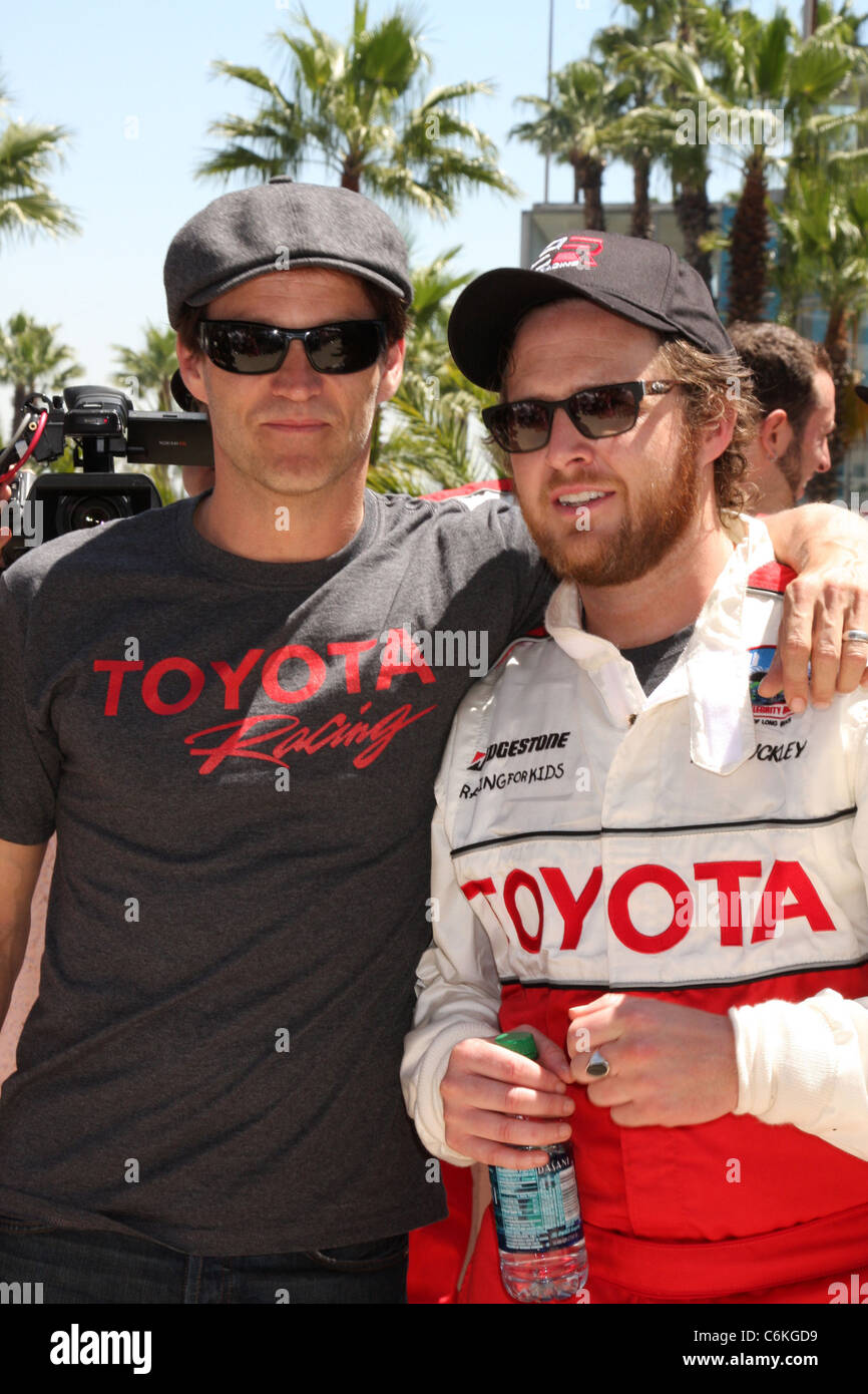Stephen Moyer and AJ Buckley The 2011 Toyota Grand Prix Pro Celebrity ...