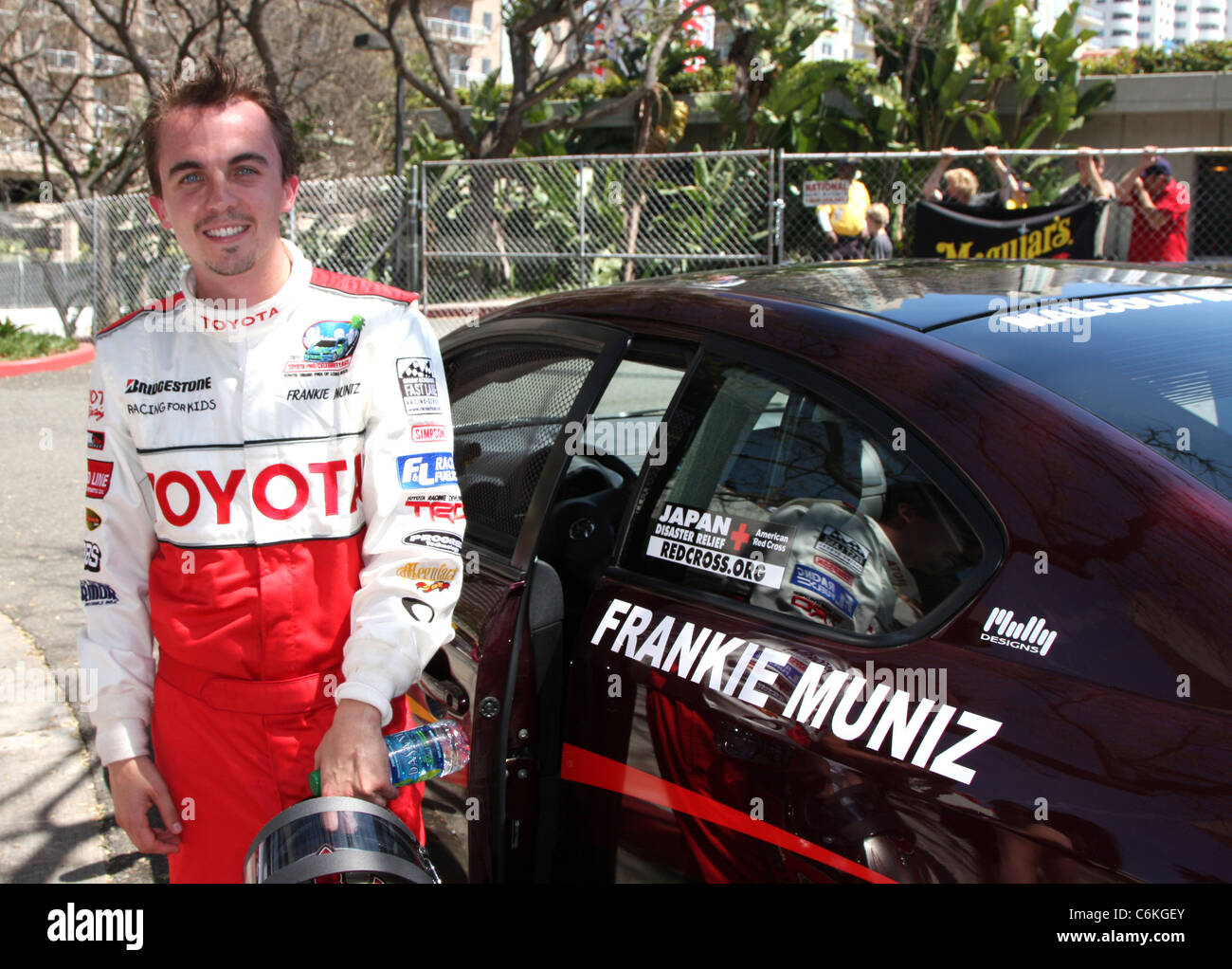 Frankie Muniz The 2011 Toyota Grand Prix Pro Celebrity Race at the ...