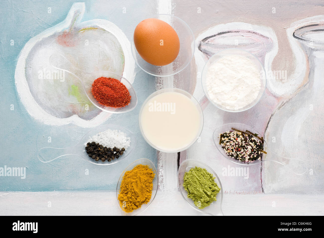 Assorted savory crepes Stock Photo - Alamy