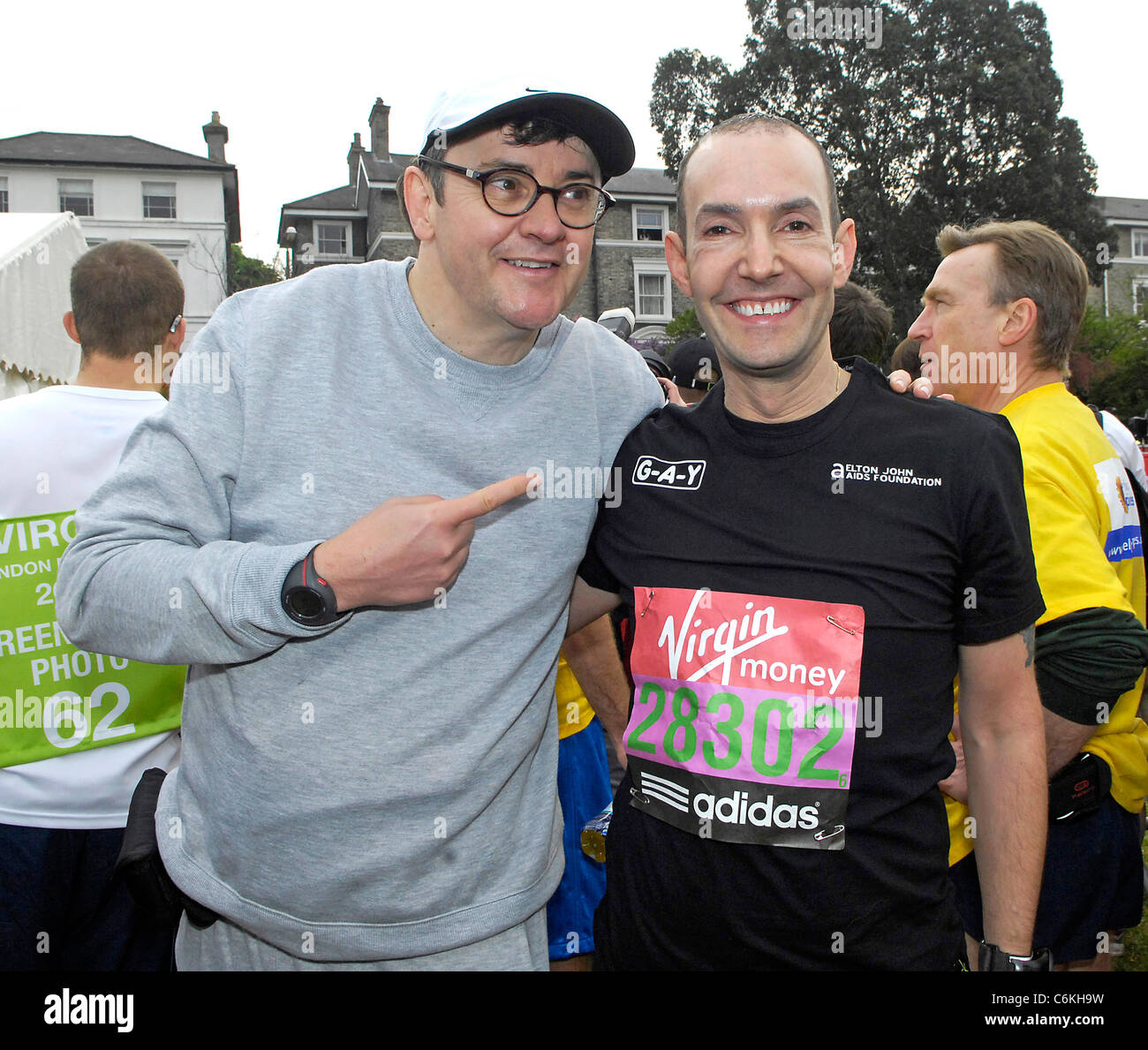Jeremy Joseph and Joe Pasquale The 2011 London Marathon London, England ...