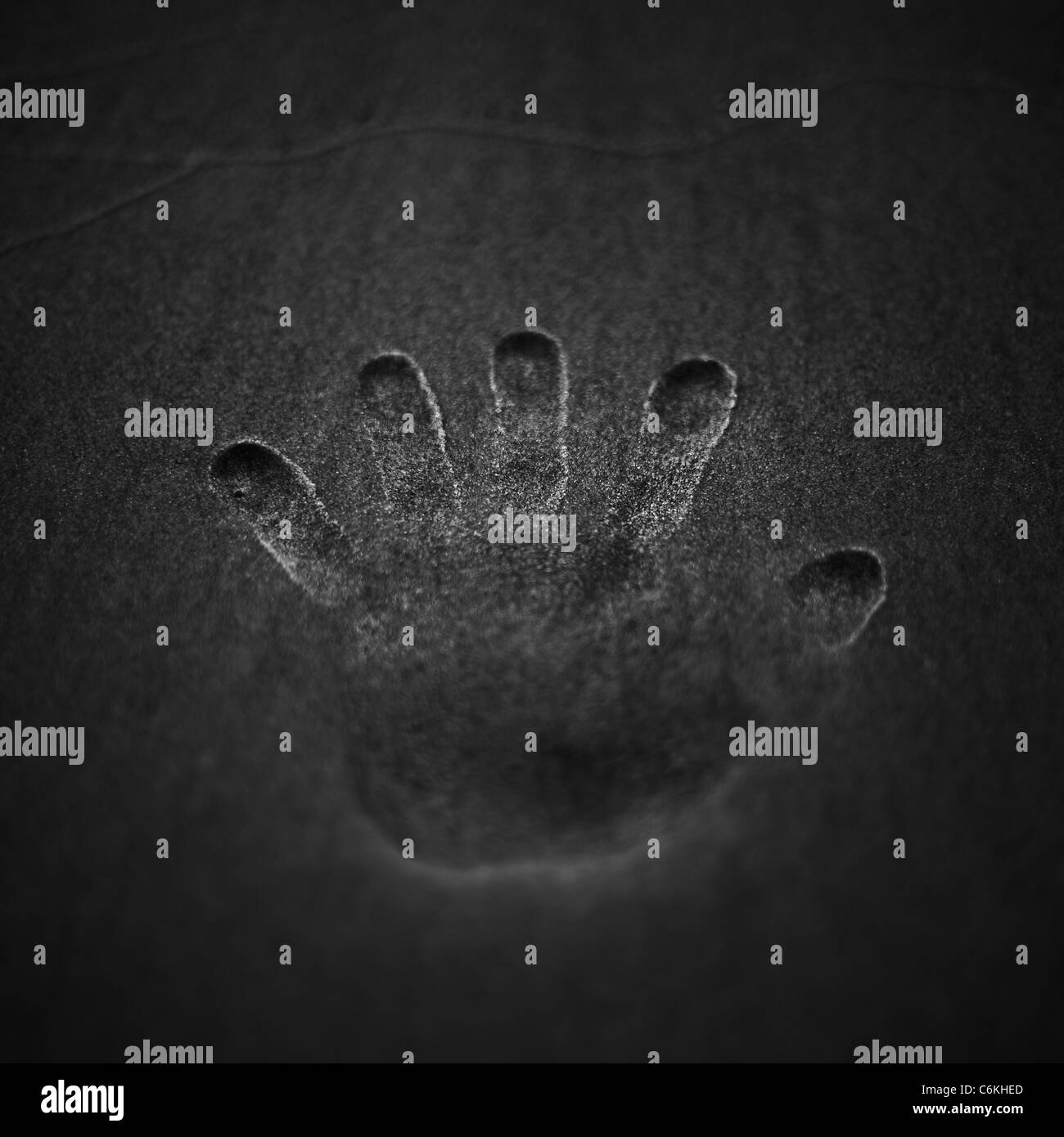 The hand print Stock Photo - Alamy