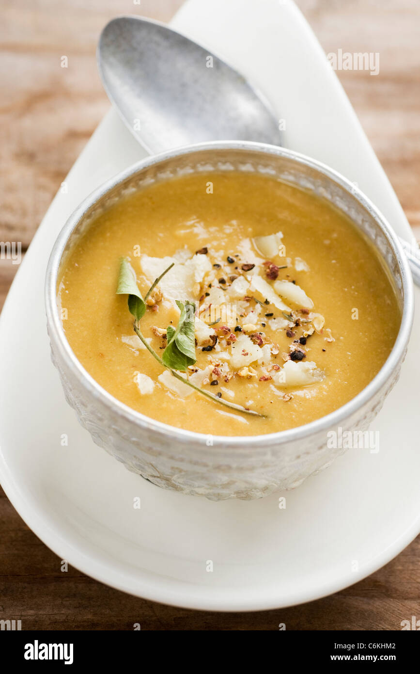 Chick pea soup Stock Photo - Alamy