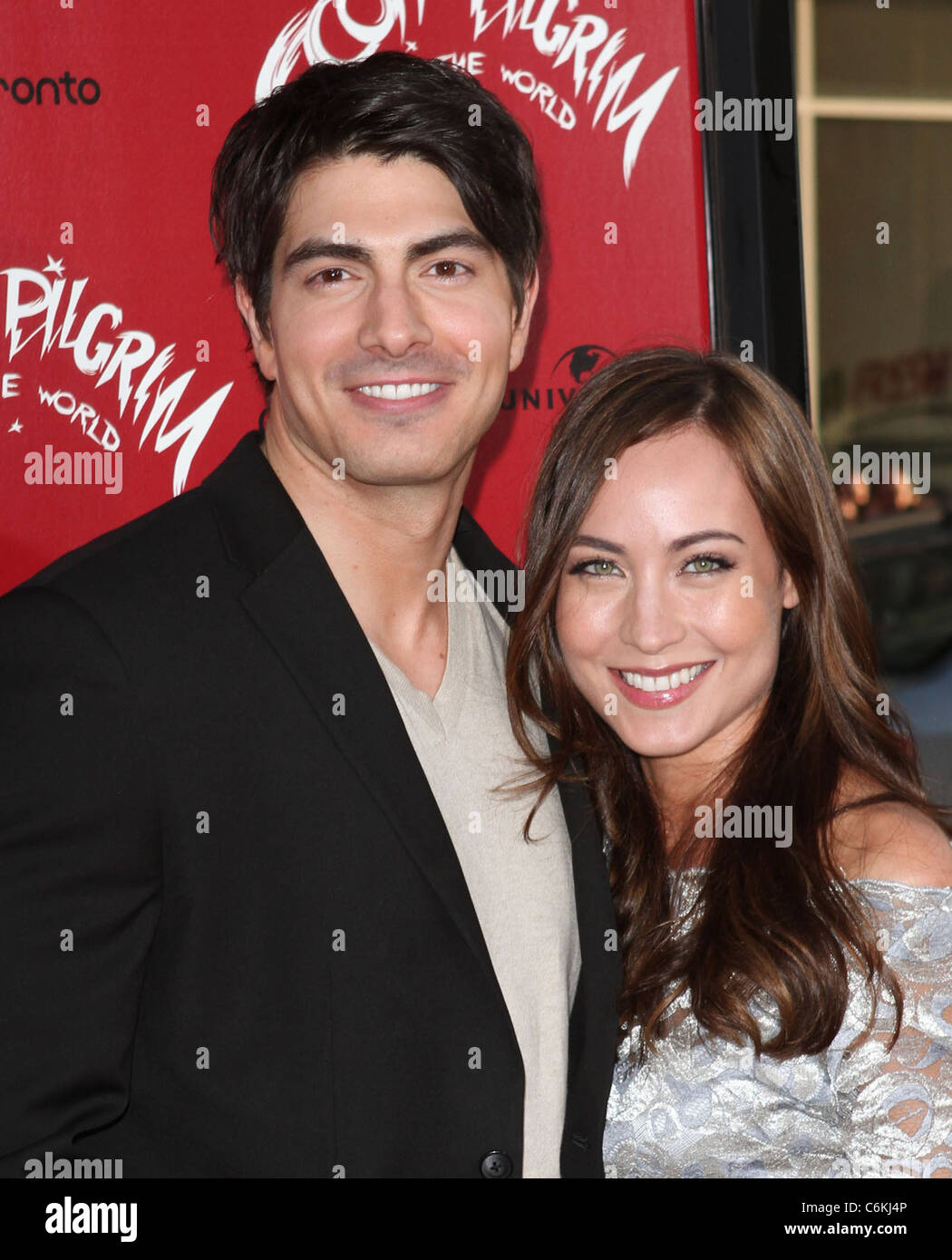 Courtney Ford Scott Pilgrim Vs The World Premiere High Resolution Stock ...