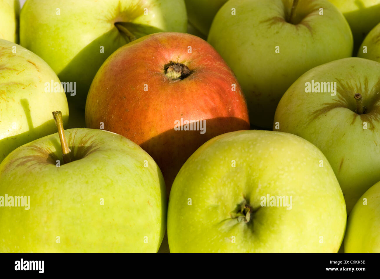 object on white - food natural apple close up Stock Photo - Alamy