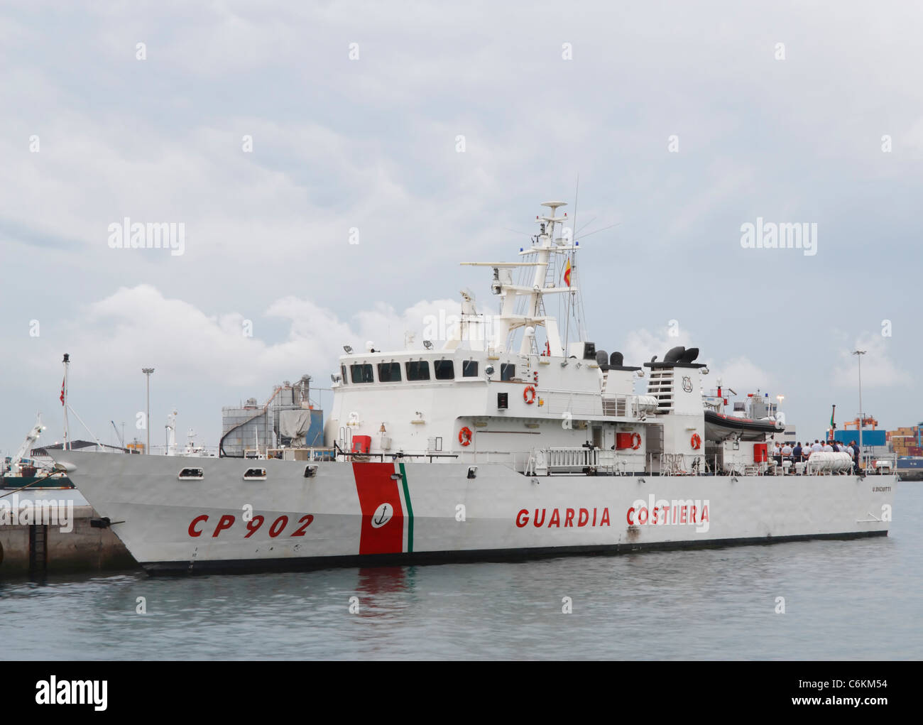 Italian Coast Guard (Guardia Costiera) patrol boat Stock Photo - Alamy