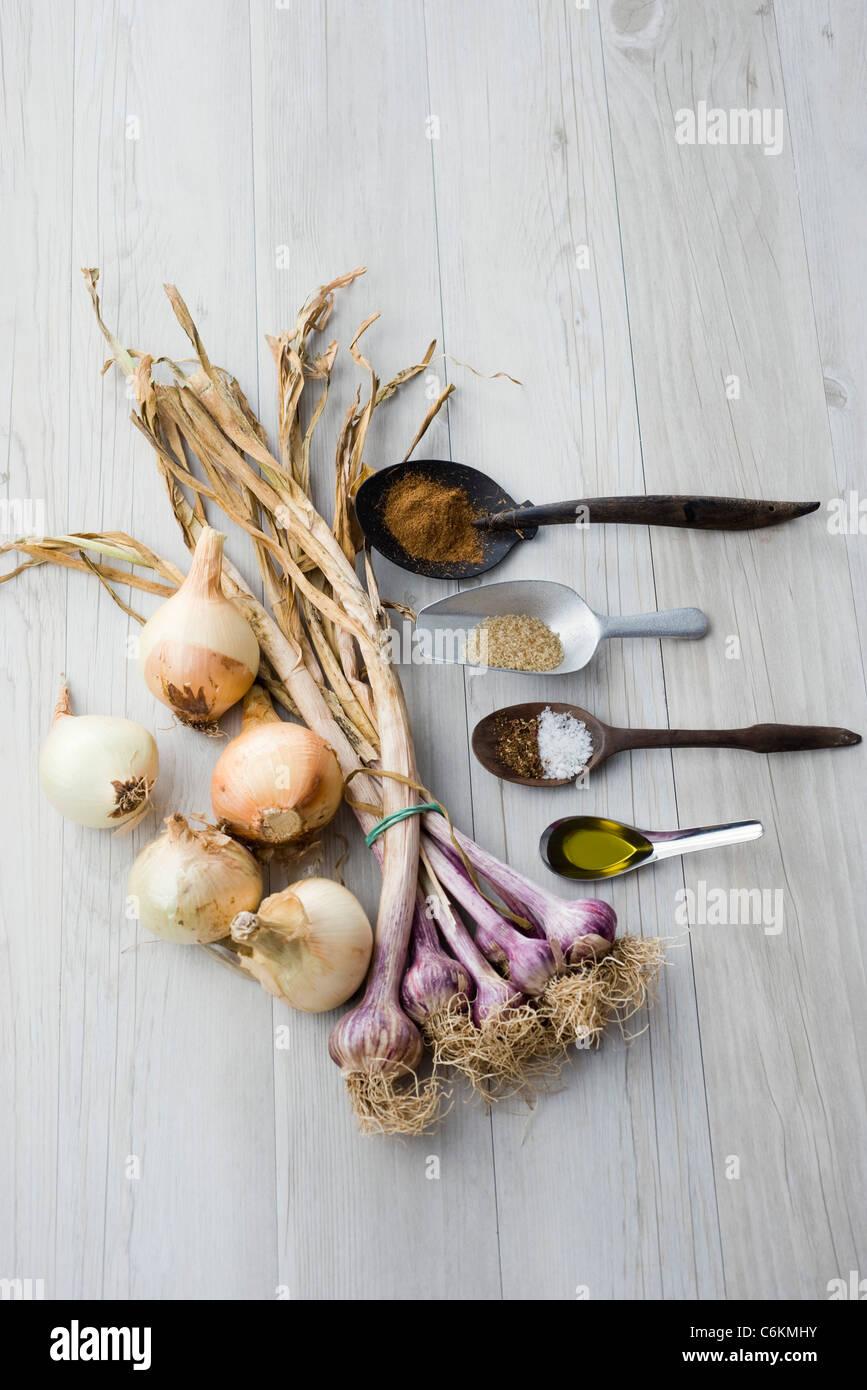 Garlic and onion marmelade Stock Photo - Alamy