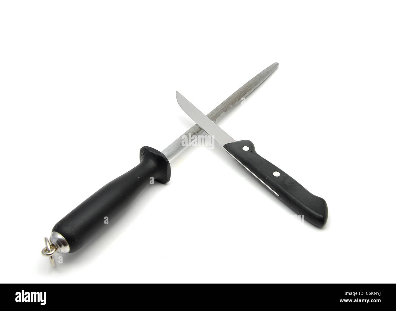 Knife for whetting Stock Photo - Alamy
