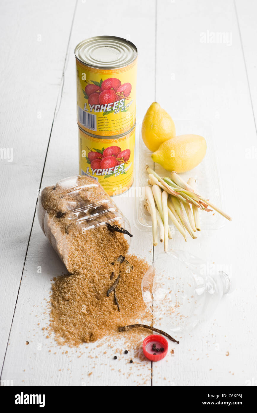 Lychee granita infused with lemongrass Stock Photo - Alamy