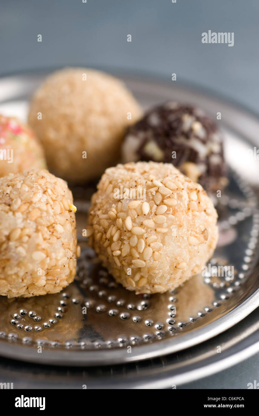 Sticky rice balls Stock Photo - Alamy