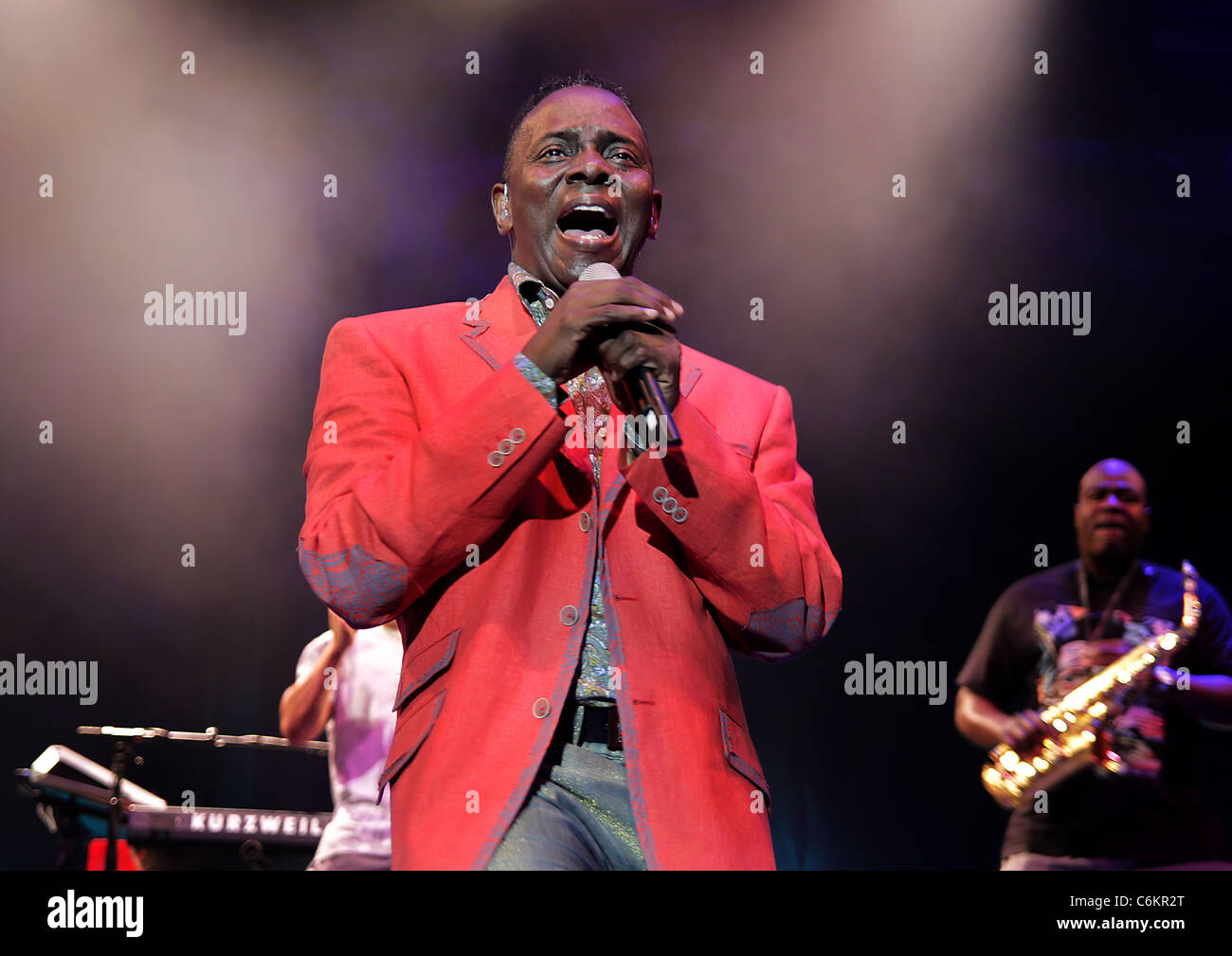 Philip Bailey , of Earth, Wind and Fire performing at the Manchester ...